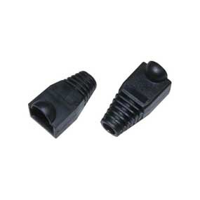 PLASTHÆTTE FOR RJ45 STIK SORT - Tilbehør til modularstik - EL-SUPPLY