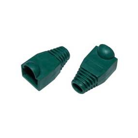 PLASTHÆTTE FOR RJ45 STIK GRØN - Tilbehør til modularstik - EL-SUPPLY